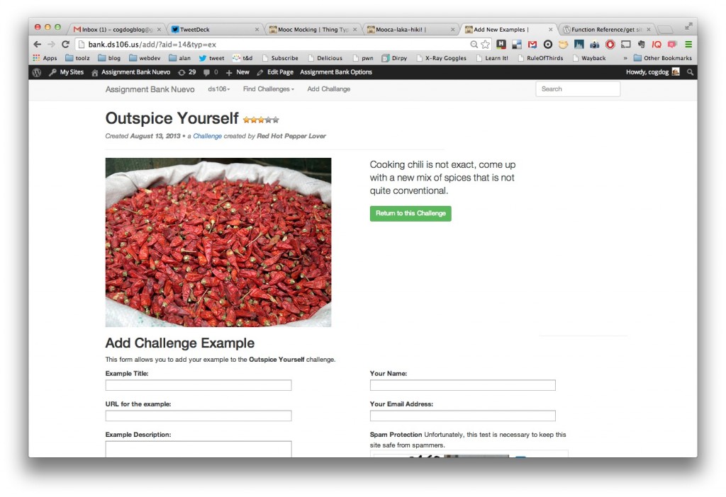 Inside and Outside the ds106 Assignment Bank Theme – CogDogBlog