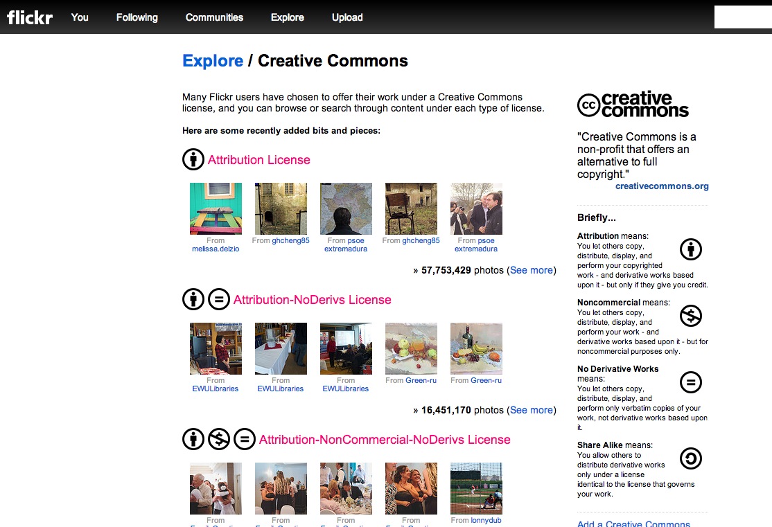 New Flickr Trashes Creative Commons Attribution Helper – CogDogBlog