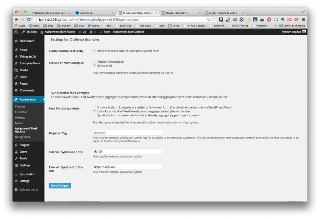 Inside and Outside the ds106 Assignment Bank Theme – CogDogBlog