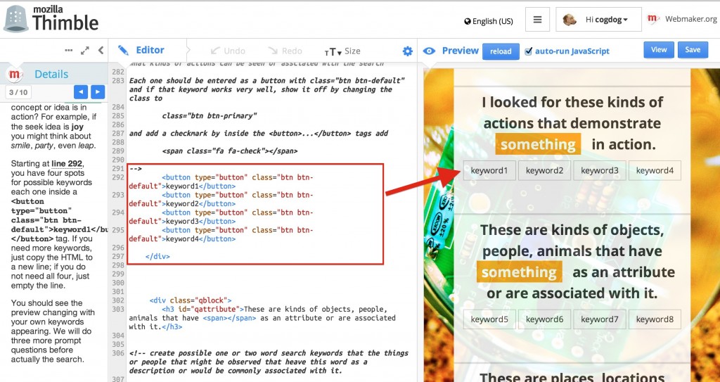 Image Seek: A Mozilla Thimble Make – CogDogBlog