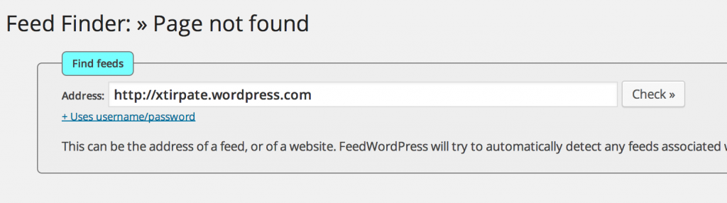 Feed WordPress 101: Some Feed Magic – CogDogBlog