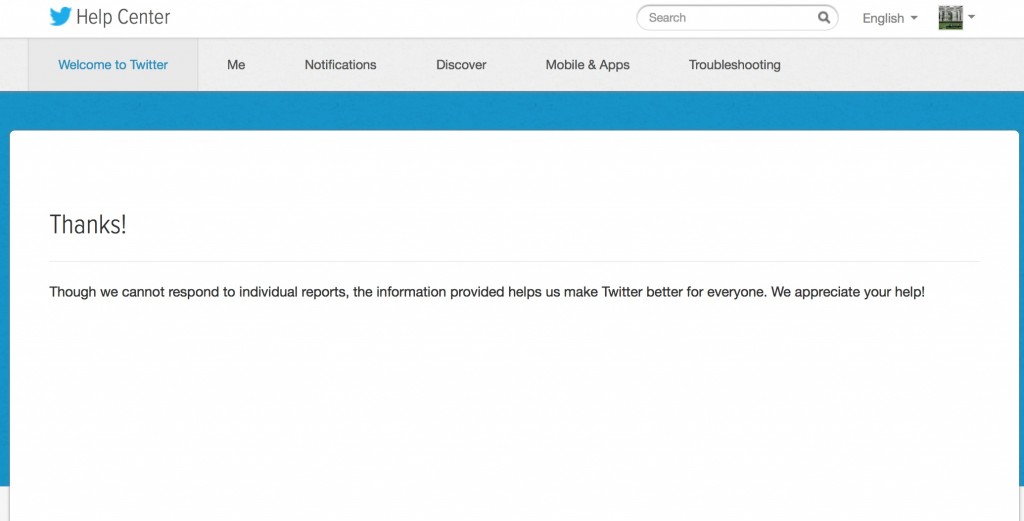 If You Have a Problem with Your Twitter Account, You are SOL? – CogDogBlog