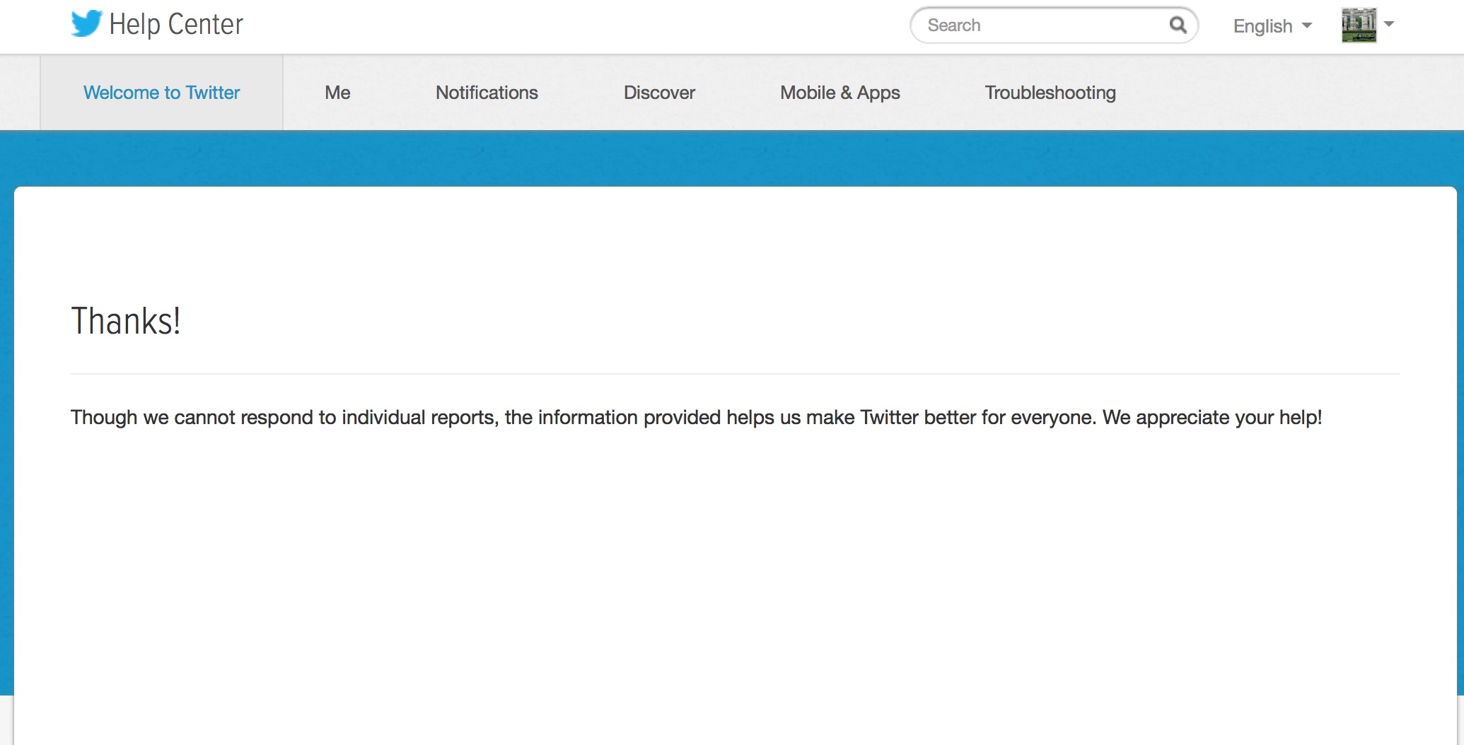 If You Have a Problem with Your Twitter Account, You are SOL? – CogDogBlog