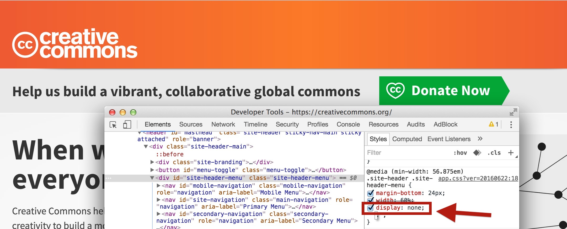 Little Web Inspector / CSS Tricks – CogDogBlog