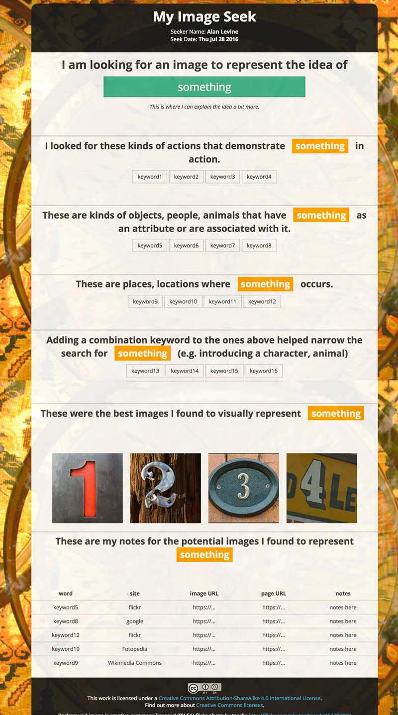 Relighting Thimble and the ImageSeek Teaching Kit – CogDogBlog
