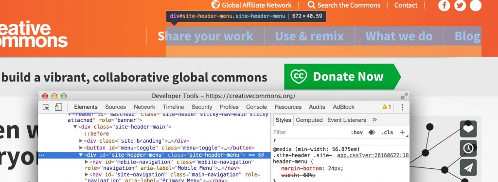 Little Web Inspector / CSS Tricks – CogDogBlog