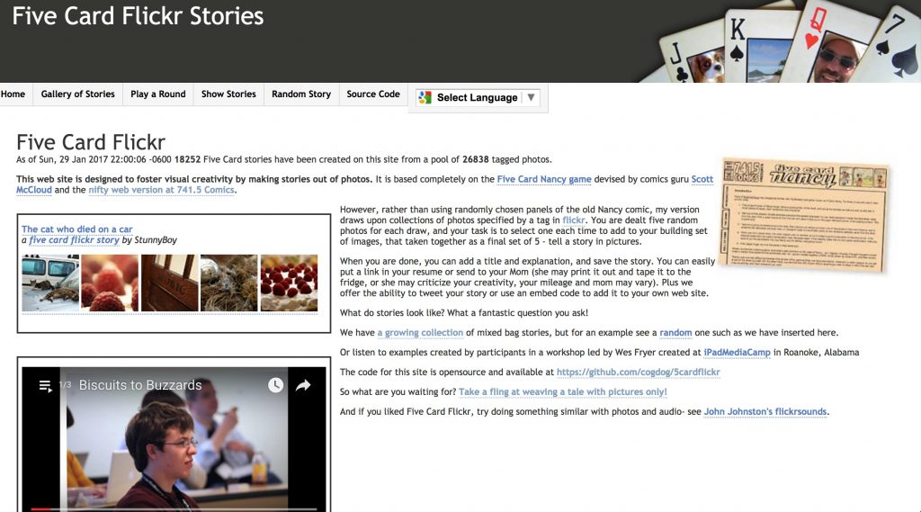 Five Card Flickr Stories… Keeps on Ticking – CogDogBlog