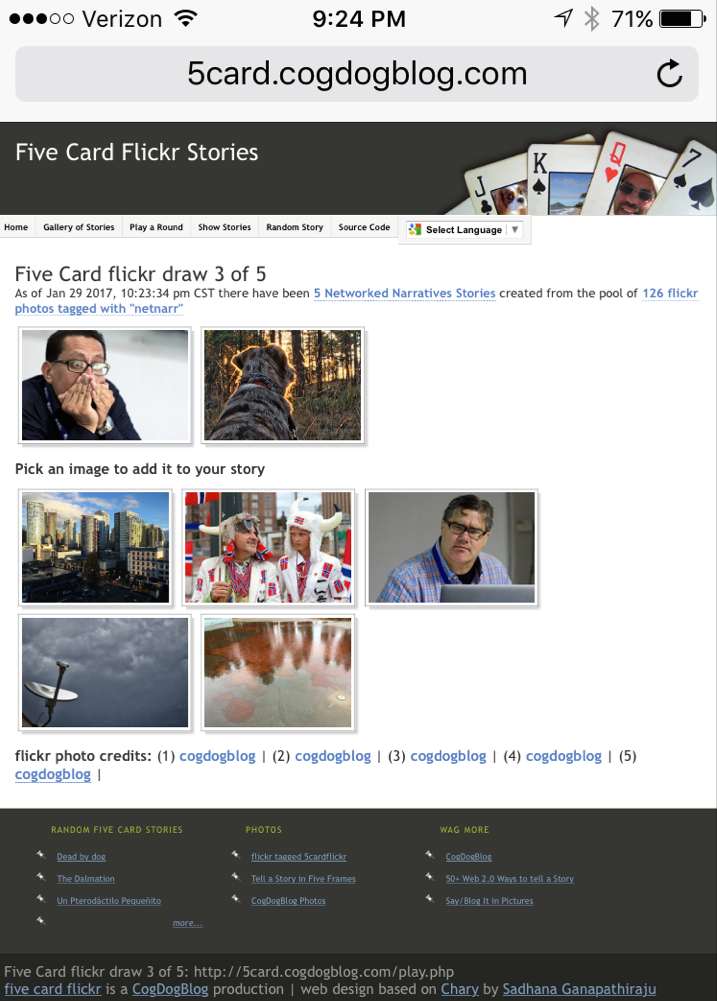 Five Card Flickr Stories… Keeps on Ticking – CogDogBlog