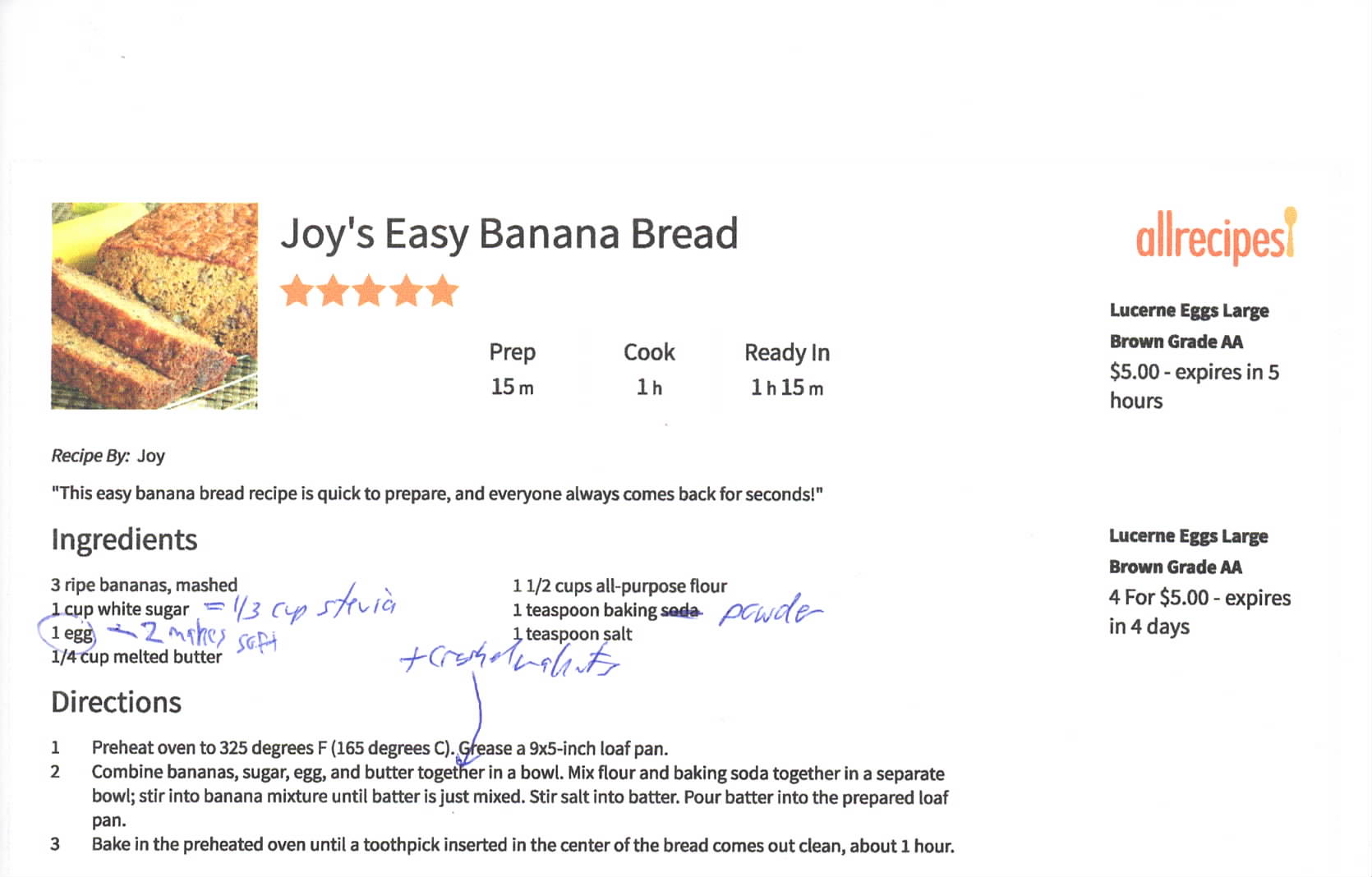 On Annotating Recipes – CogDogBlog