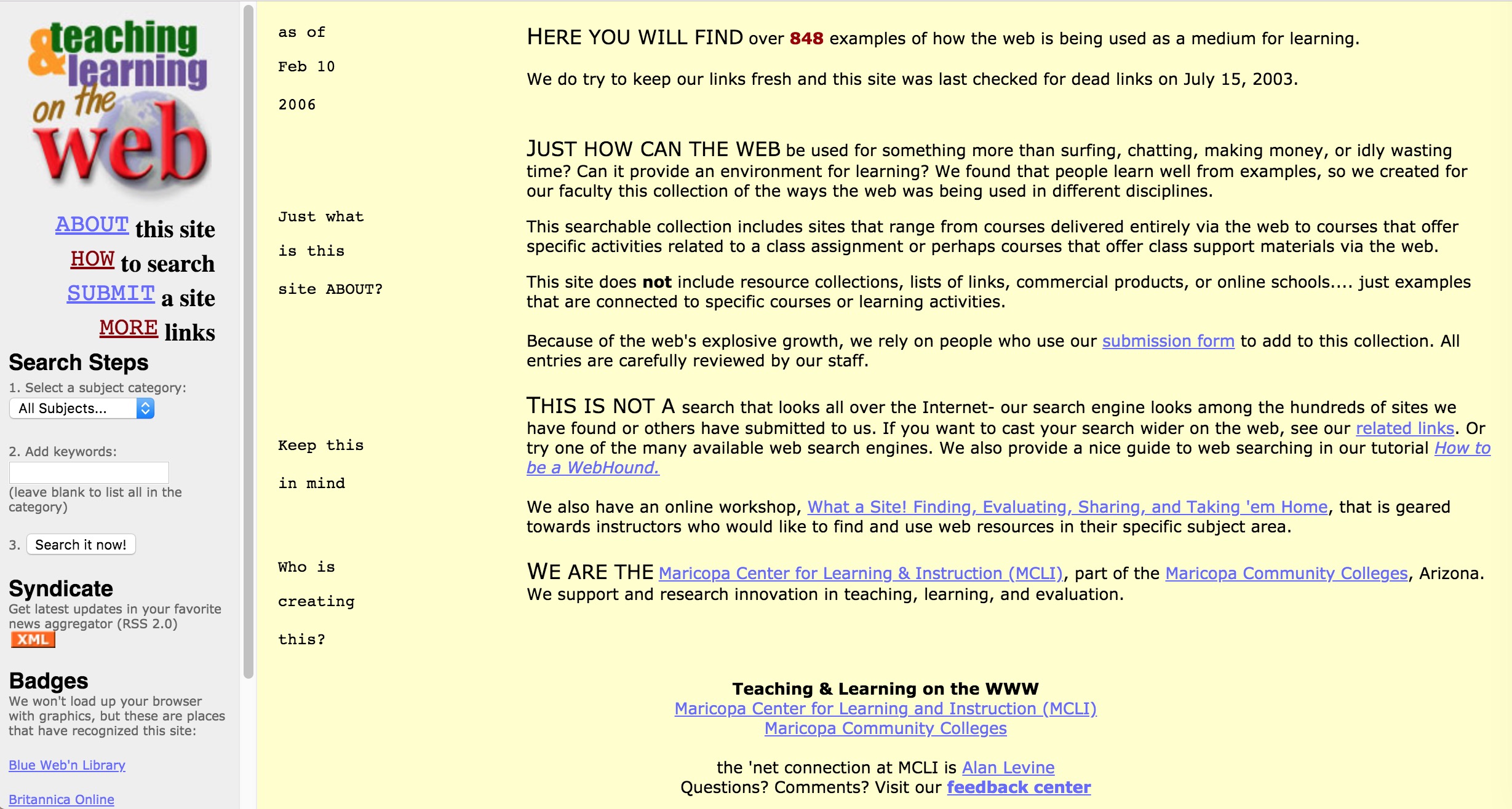 Reviving the 1990s EduWeb: Teaching & Learning on WWW site – CogDogBlog
