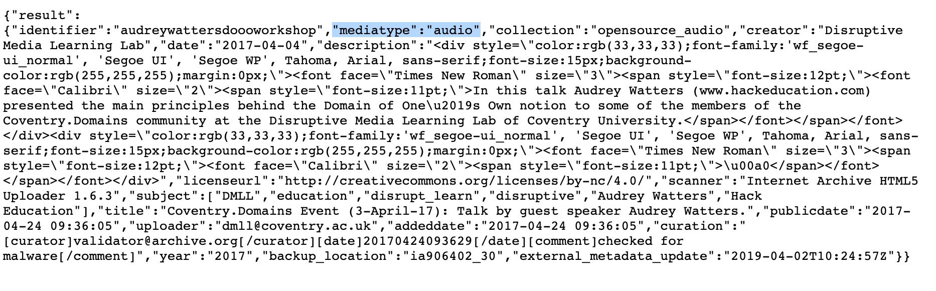 SPLOTbox With Internet Archive Media Detection – CogDogBlog