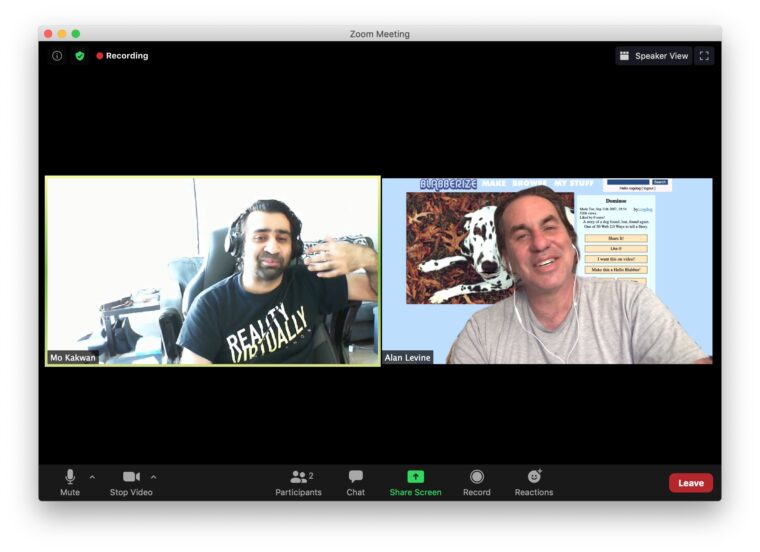 Zooming With A Talking Alpaca – CogDogBlog