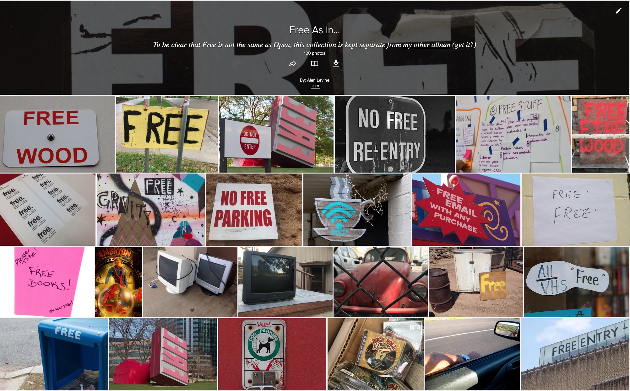 Open Not Being the Same as Free, Hence Two Flickr Photo Collections ...